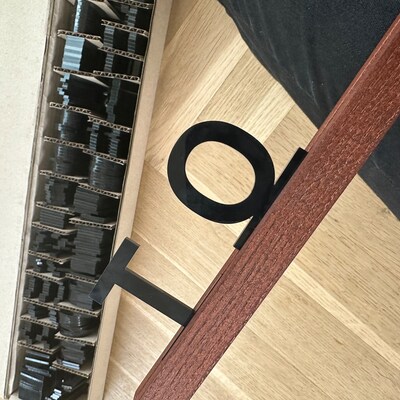 Wall Mounted Menu Rails With Changeable Letters, Wood Wall Menu Board ...