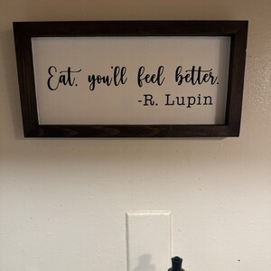 Eat, Youll Feel Better Sign - Etsy