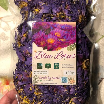 1000g Premium Organic Dried Blue Lotus Flowers Blue Tea Herbal Tea ...