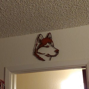 Siberian Husky Metal Wall Art Handmade Choose 17 or 23 Choose Your ...