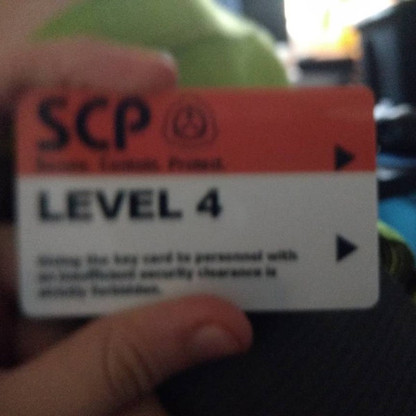 SCP Foundation Key Cards - Containment Breach Version - Etsy Australia