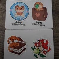 Plush Pals Sticker Sheet - Etsy