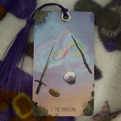 Intuitively Chosen Tarot and Oracle Card Bookmark Bookish Reader Gift ...