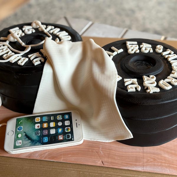 Cell Phone iPhone EDIBLE Cake Topper Image Frosting Sheet, iPhone Cake ...