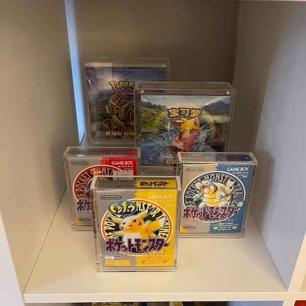Game Boy Advance Console Acrylic Nintendo Storage Display Case | 90% ...