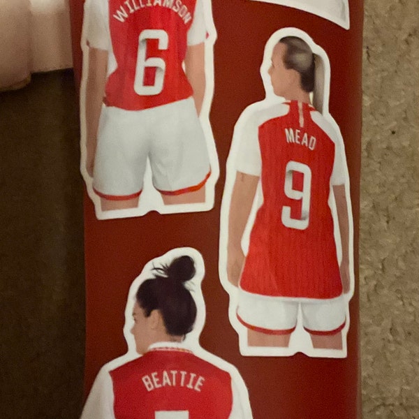 Beth Mead Vinyl Stickers, Womens Football Sticker, Arsenal Women ...