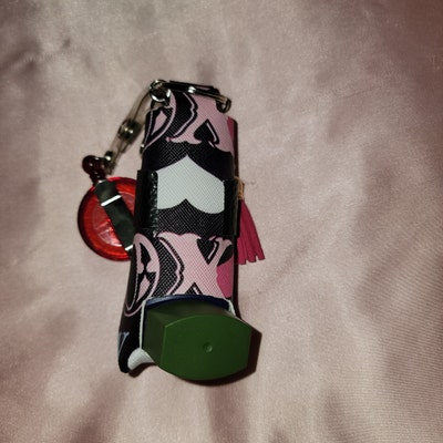 Asthma Inhaler Holder SVG Puffer Cover SVG Inhaler Keychain Cover ...