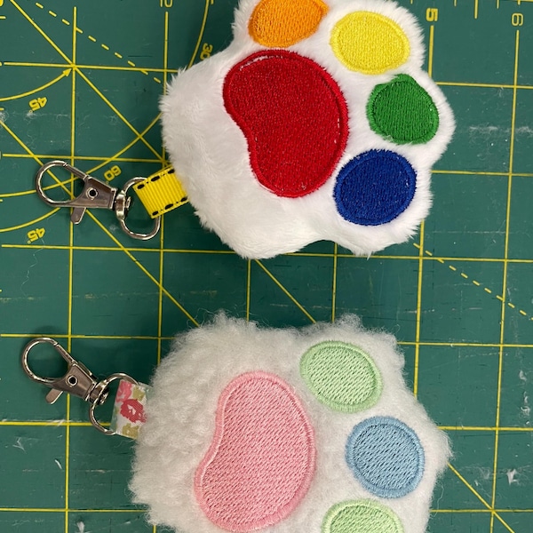 Mini Paw ITH Machine Embroidery Plush PES/JEF Design *digital Download ...