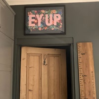 Yorkshire Saying, Slang, Dialect, Floral, Flowers - Ey up or Ay up ...
