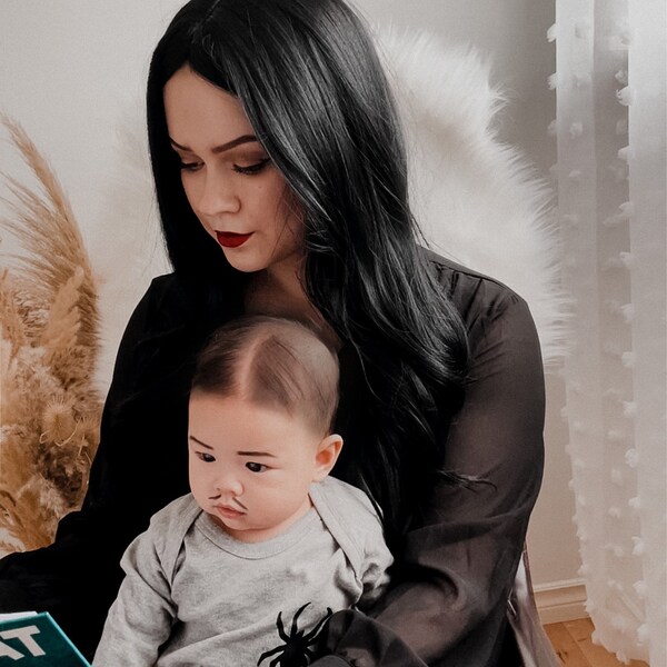 Addams Family Pubert Baby Grow ROMPER Sleep Suit Gift Outfit-newborn/0 ...