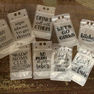 Reusable Drink Pouches With Straw / Custom Drink Pouches / Drink Pouch ...