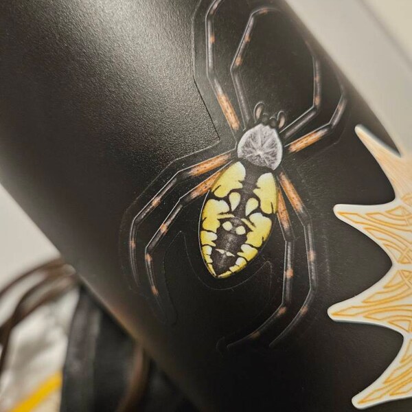 Tiger Moth Clear Vinyl Sticker | 3 X 1.94 Inches | Transparent, Durable ...
