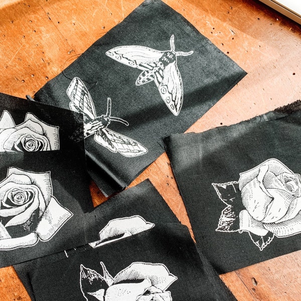 Moth Patches - Insect Patch, Bug Patch, Animal, Butterfly, Goth Patch ...