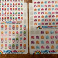 42 Cute AM/PM Medicine Tracker/medicine/pills/reminder Planner Stickers ...