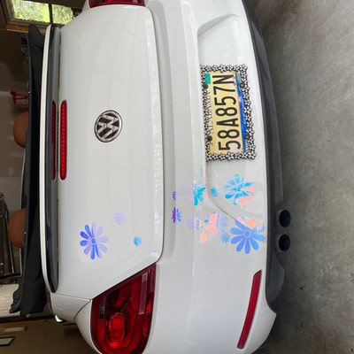 Flower Magnet Set of 7 Hippie Flower Car Magnets Removable Stickers ...