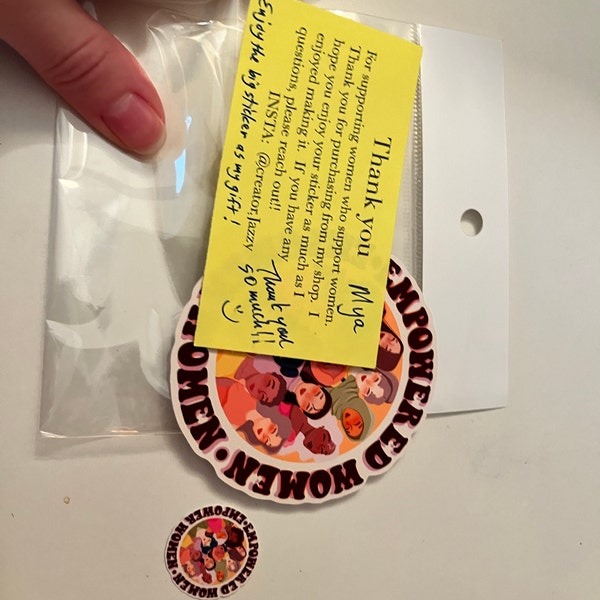 Empowered Women Empower Women Sticker | Feminist Sticker for Laptop ...