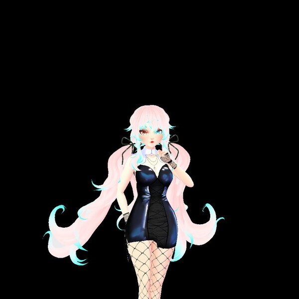 Vroid Fluffy Low Twintails Hair Preset - Etsy