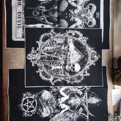 American Gothic, Back Patch, Goth Patch, Cloth Patch, Canvas Patch ...