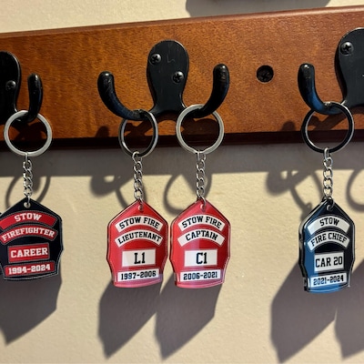 Personalized Police Bulletproof Vest Keychain Gift for Police, Police ...