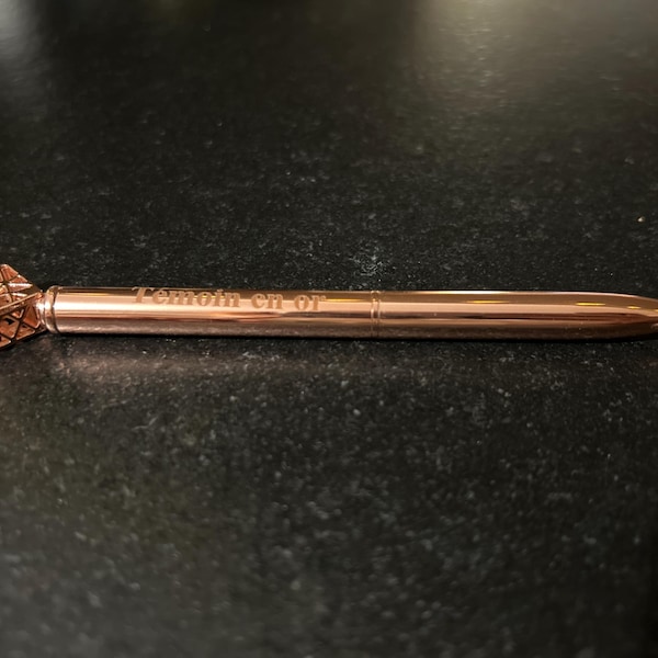 Custom Engraved Diamond Pen,pen Wedding Favors,rose Gold Pens,crystal ...