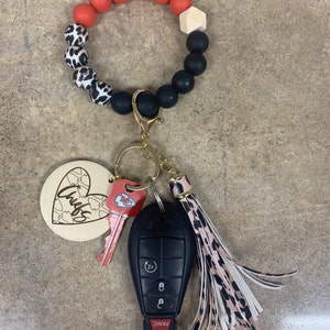 Momlife Keychain Mom Life Messy Bun Keychain Messy Bun - Etsy