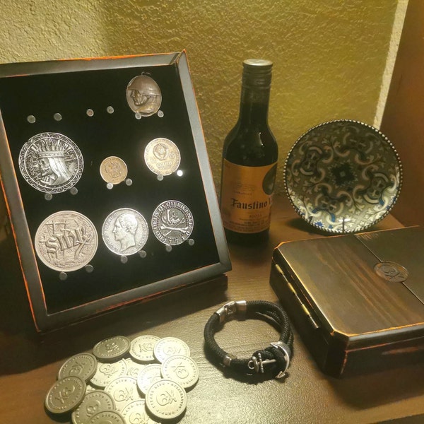 Uncharted Inspired Pirate Coin: Brass or Sterling Silver Replica - Etsy