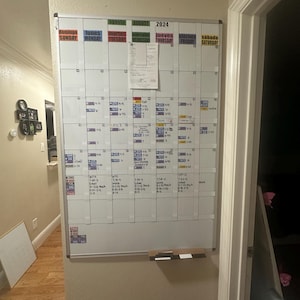 SPANISH Large Full Calendar Set MAGNETS Great for Teachers and ...