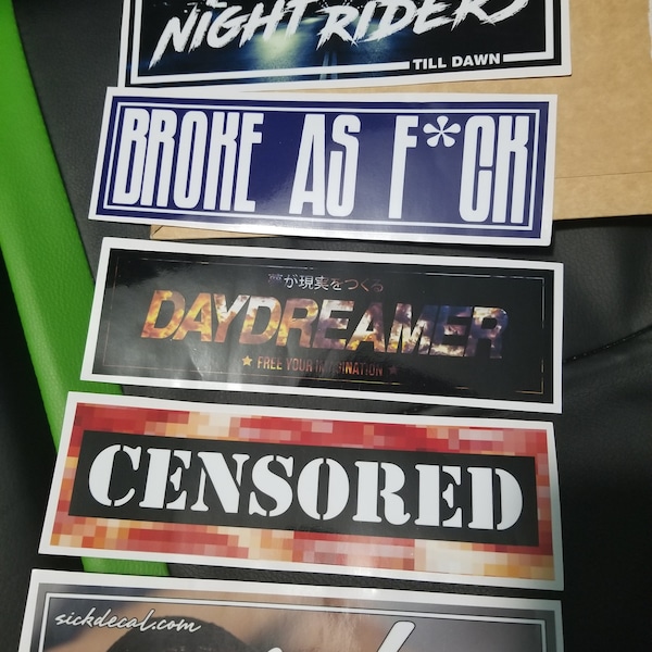 Night Riders Slap Sticker - Etsy