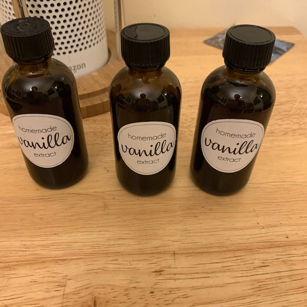 Round Extract Labels - Vanilla, Maple, Almond and More - 1.5 or 2 in ...