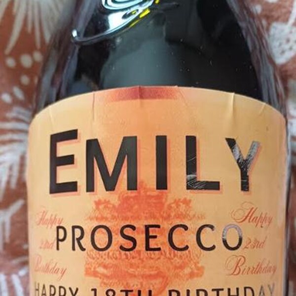 Custom Personalised Tamarind Hot Vodka Bottle Label - Bulk Buy Wedding ...