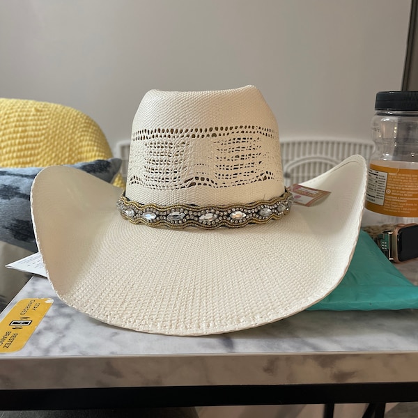 Turquoise Hat Band Western Hat Band Adjustable Hatband Cowboy Hat Band ...