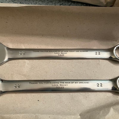 Personalized Wrench Custom Engraved Spanner Best Gift for - Etsy