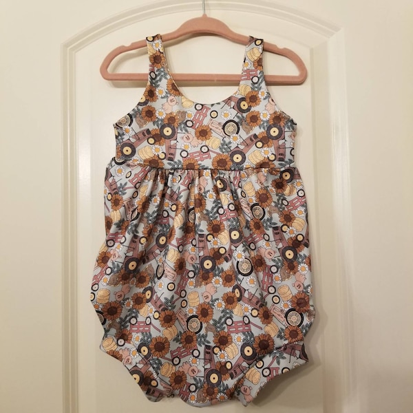 Sinclair Romper PDF Sewing Pattern, Including Sizes 12 Months - 14 ...