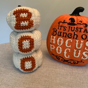 BOO Pumpkins Crochet Pumpkin Pattern Pdf Digital Download - Etsy