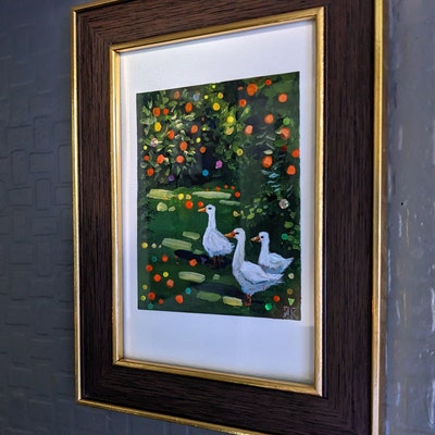 Angelfish Original Art, Freshwater Fish, Aquarium, Colorful Little Fish ...