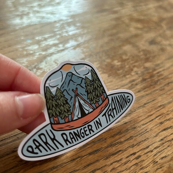 Park Ranger in Training National Park Vinyl Sticker Waterproof - Etsy