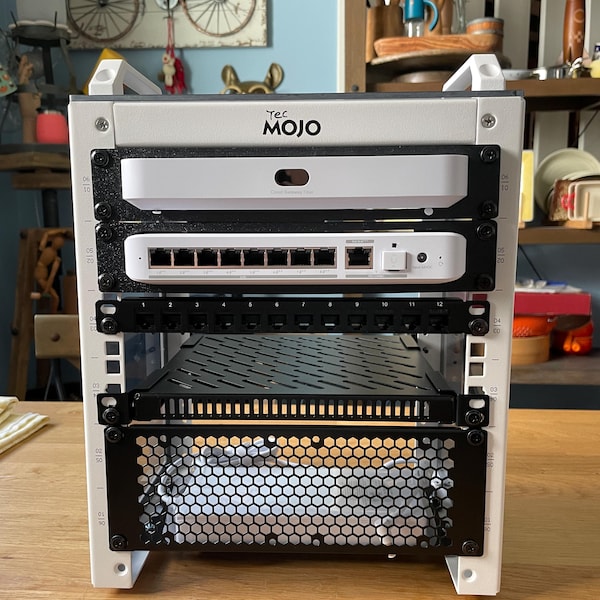 10inch Mount for Unifi UCG Fiber 10" Rack Mount | 1U Mount for Unifi ...