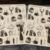 Haunted Library STICKER Sheet Ghosts and Books - Etsy