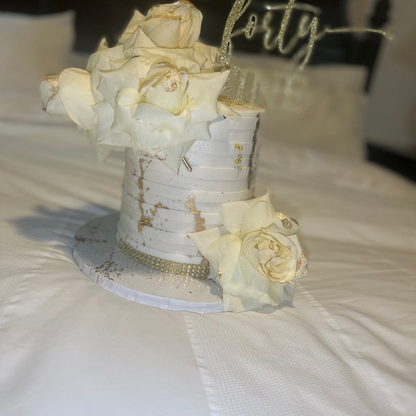 Forty Fine Cake Topper, Birthday Cake Topper - Etsy