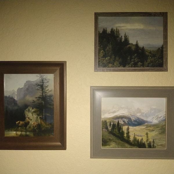 Rustic Mountain Gallery Wall Set of 10 Prints, Forest Landscape ...