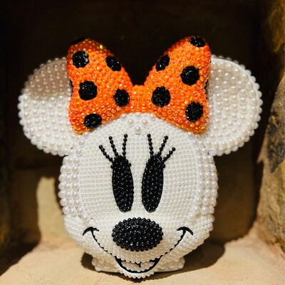 Disney Inspired Mickey Minnie Large Bling Patch - Etsy