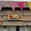 Allotment Plot Number Plaque, Personalised Allotment Sign, Wheelbarrow ...