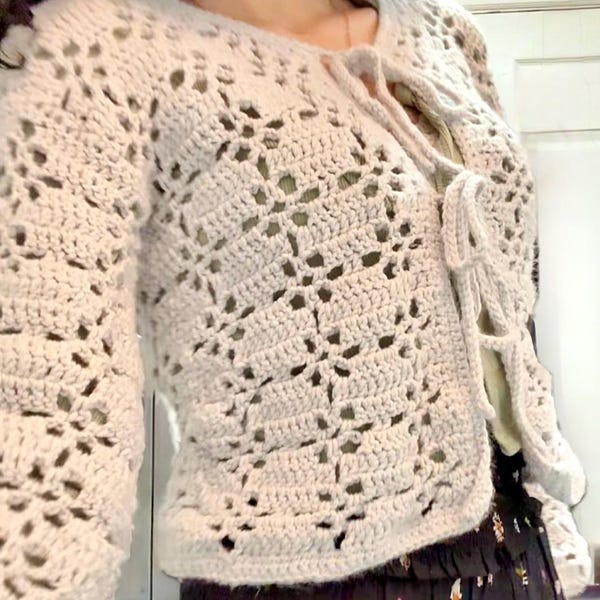 Island Cardigan Crochet Pattern/ Crochet Cardigan Tutorial/ Crochet ...