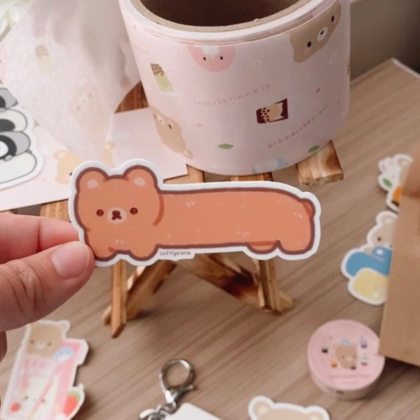 Whale Pal Sticker Bear - Etsy