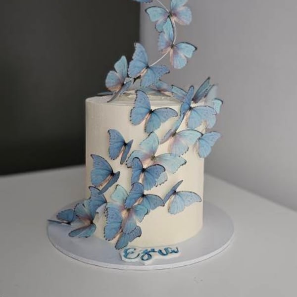 Pre-cut Edible Wafer Butterflies in Blue and Purple - 12/18/24 ...