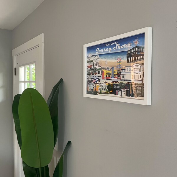 Bar Anticipation, Belmar NJ - Art Print, Wall Art, Home Decor, Acrylic ...