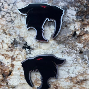 Angry Goat Car Emblem Badge Custom Red Black New - Etsy