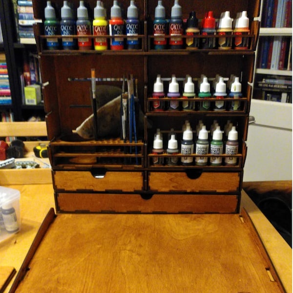GIGA Portable Paint Station, Modular Shelves and Storage Compatible ...