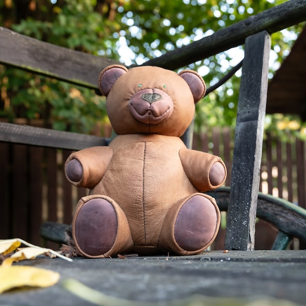 Teddy Bear Leather Pattern PDF - by Leatherhubpatterns - Etsy