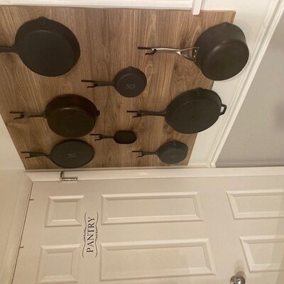 Rustic Cast Iron Coat Hooks 5 Pack Wall Mounted Farmhouse Decor square ...